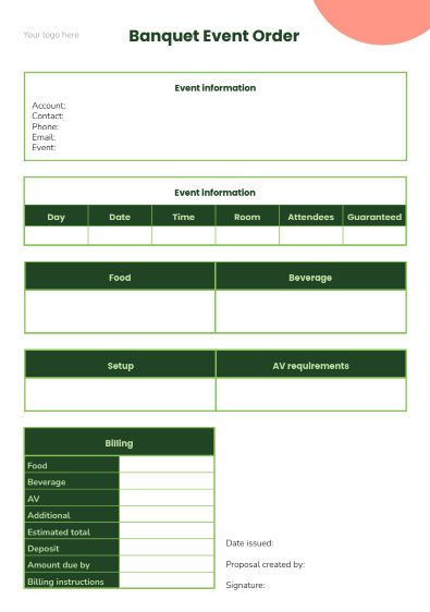 Do's & Don'ts of BEOs: Tips for Event Planners (+ Free BEO Template)